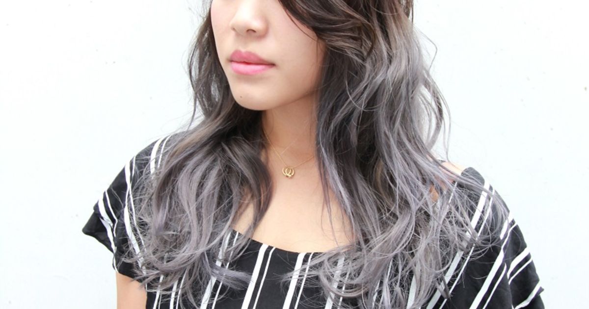 High tone gradation color | long | Daikanyama's hair salon delivers ...